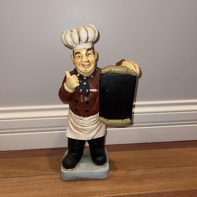 Chef kitchen decor statue | eBay