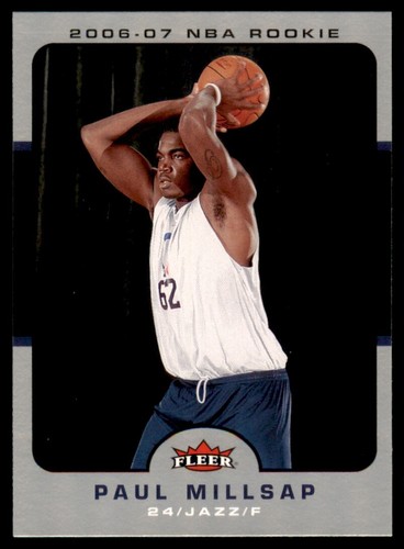 2006-07 Fleer Paul Millsap Rookie Utah Jazz #225 | eBay