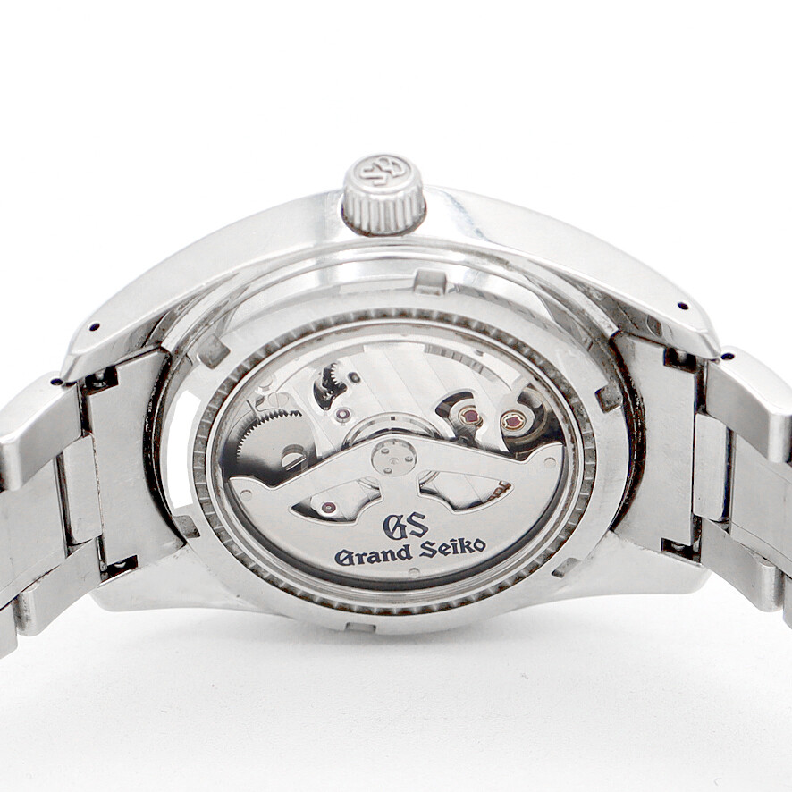 SEIKO GS Grand Seiko Spring Drive 9R65-0AA0 Date 100m Black SS Men ...