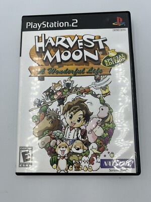 Harvest Moon A Wonderful Life PS2 (Sony PlayStation 2, 2005) Complete ...