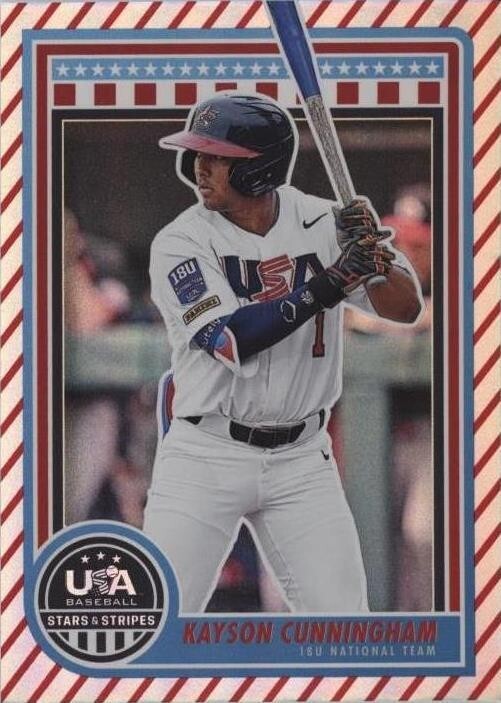 2025 Panini Stars and Stripes - Kayson Cunningham #47 Stripes (RC) for ...