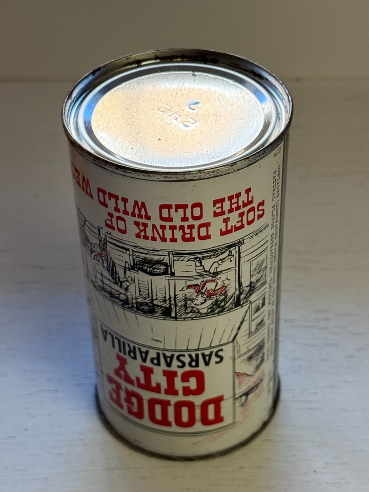 Tough Dodge City Sarsaparilla Soda Can - pre-zip code | eBay