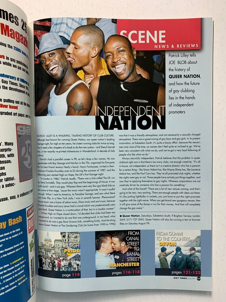 Gay Times Magazine June 1999 - David Rocksavage, Steve Henry | eBay