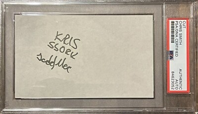 CHRIS "Daddy Mac" SMITH KRIS KROSS Signed CUT Jump Jump Rapper Hip Hop ...