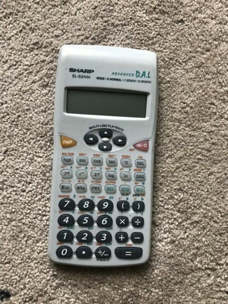 Sharp El-531vh Advanced DAL Scientific Calculator El 531vh for sale ...