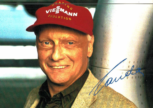Niki Lauda * Original Signature On Card - N 487 J | eBay