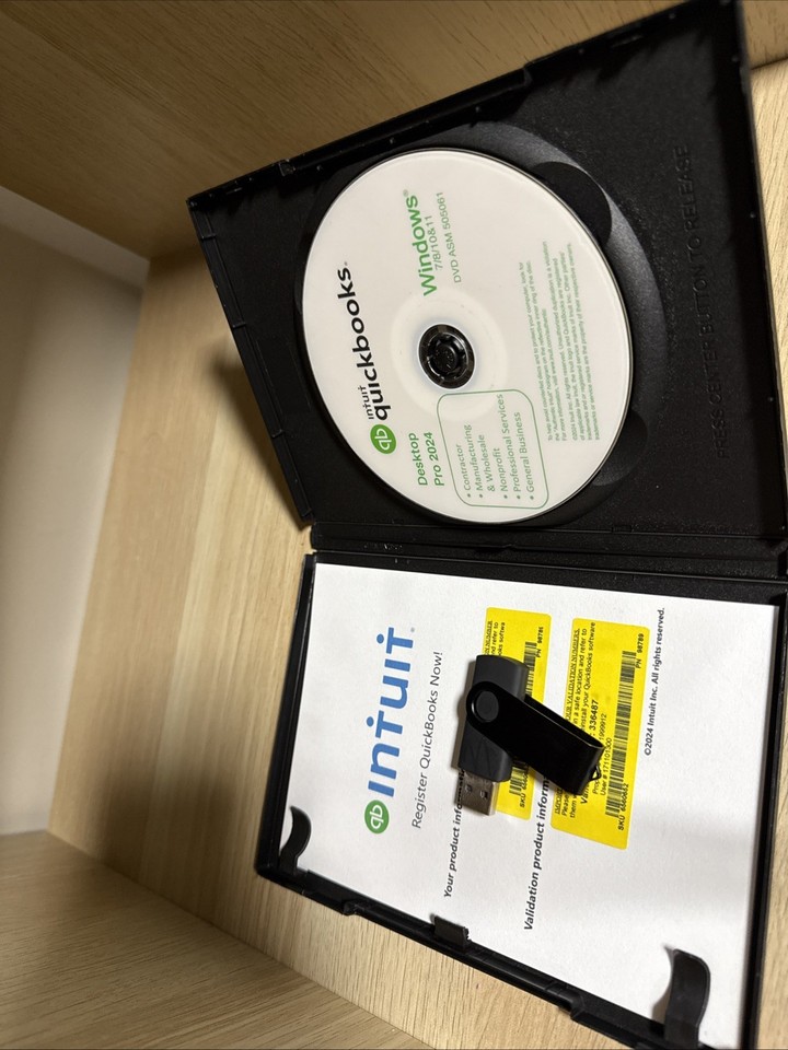 INTUIT QUICKBOOKS Desktop Pro 2024 Full DVD/USB For windows | eBay