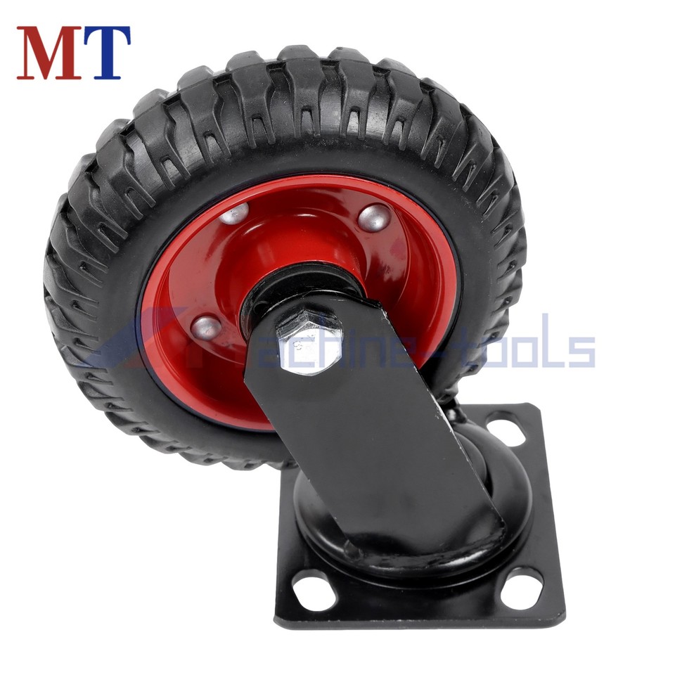 4 Pack Caster Wheels 6 Inch (2 Swivel & 2 Fixed), Heavy Duty Casters ...
