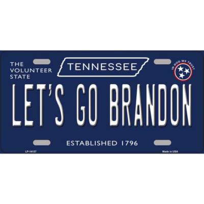 Lets Go Brandon TN Election 2024 Metal License Plate Car Truck Home ...