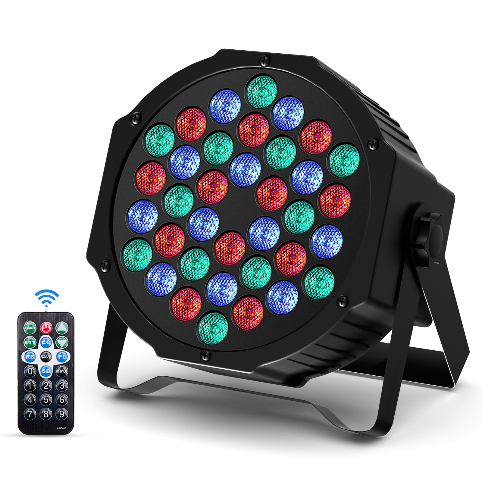 108W 36LED RGB Stage Lighting PAR Light Beam DMX Party Club Disco DJ ...