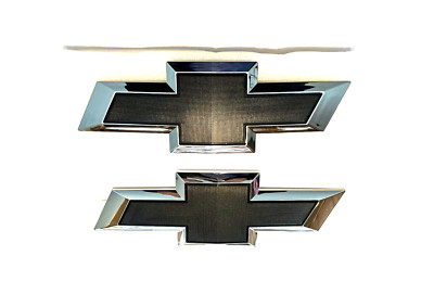 2015-18 Chevy Silverado 2500HD 3500HD Chrome Black Front and Rear ...