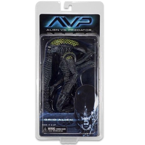 NECA Grid Alien Xenomorph Warrior AVP 7" Action Figure 1:12 Aliens ...