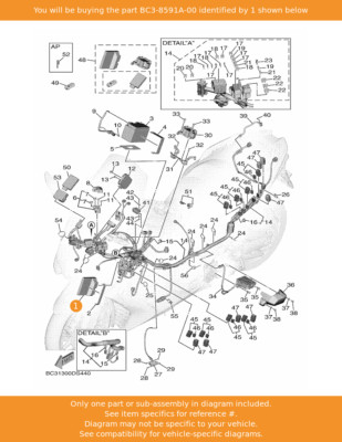 YAMAHA Engine Control Unit Assy, BC3-8591A-00 OEM XP530 | eBay