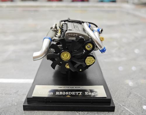MH 1:18 HEC JDM GTR R34 RB26 Dett Turbo Engine Model Diecast Metal Car ...