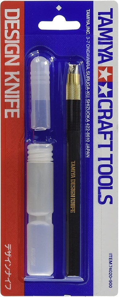 TAMIYA DESIGN KNIFE WITH 30 BLADES SET 74020 | eBay