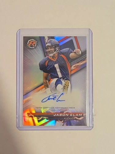 2024 Topps Composite football Resurgence Auto Jason Elam Refractor on ...