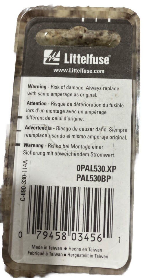 0PAL530.XP Littelfuse 30 Amp PAL Auto-Link Female Terminal Fuse-Auto ...