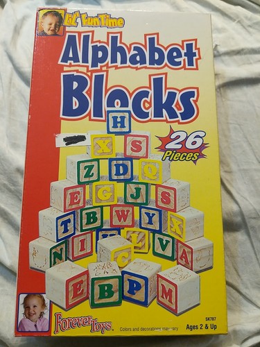 Lil Fun Time Alphabet Blocks 26 Pieces Forever Toys | eBay