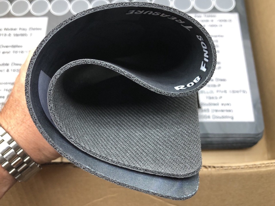 11" X 17" Nickel Coin Roll Hunting Mat - Rubber Backed and Safe for ...