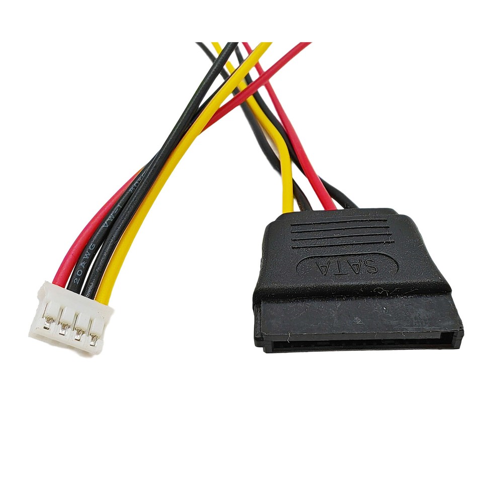 4 Pin PH 2.0mm Female to 15 Pin SATA Female HDD Power Supply Cable for ...