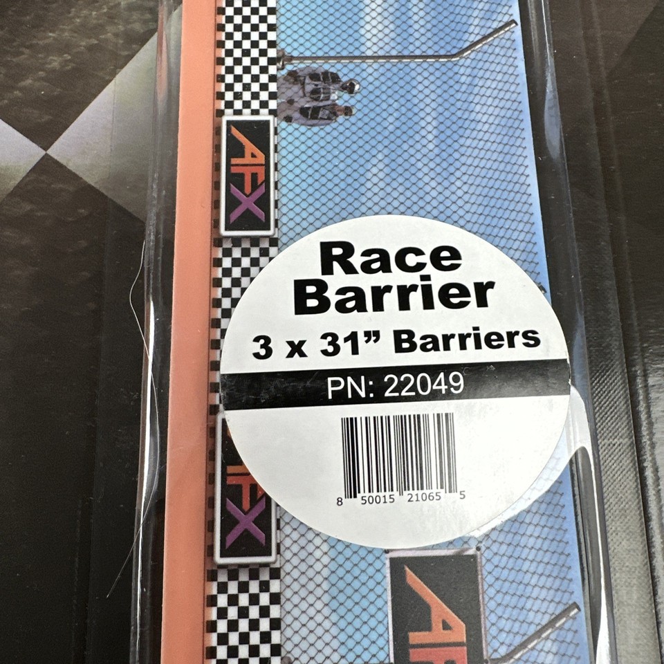 AFX Racing 22049 Race Barrier 3 Piece 31" Sections HO Slot Car Track ...