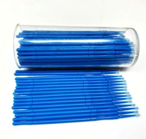 100 pcs Eyelash Extension Microblading And Tattoo Supply Micro Brush ...