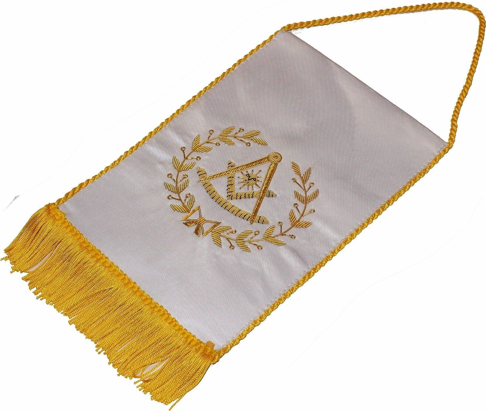 MASONIC Grand PAST MASTER MASON TABLE BANNER HAND EMBROIDERED | eBay