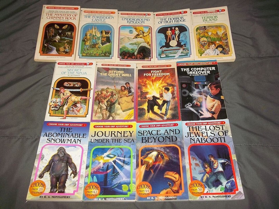 Lot of 37 Roleplaying Gamebooks - Choose Your Own Adventure, Fantasy ...