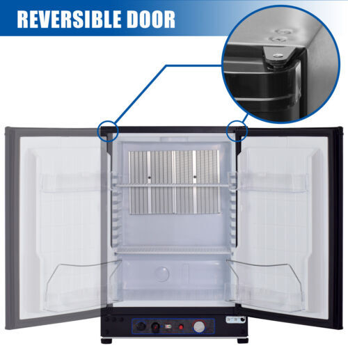 Propane Refrigerator Car 110V Motorhome Camper RV Fridge Portable 2/3 ...