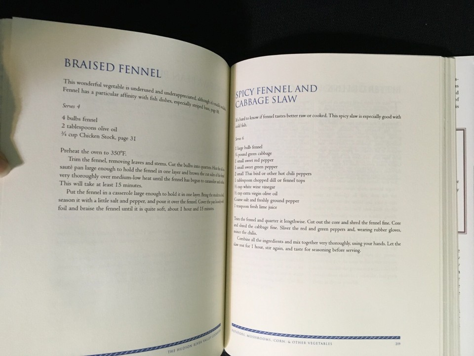 NY HUDSON RIVER VALLEY COOKBOOK An American Chef Savors the Region ...