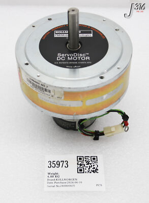 35973 KOLLMORGEN DC MTR, SERVODISC, U12M4 W/ ENCODER D112614003 00 ...