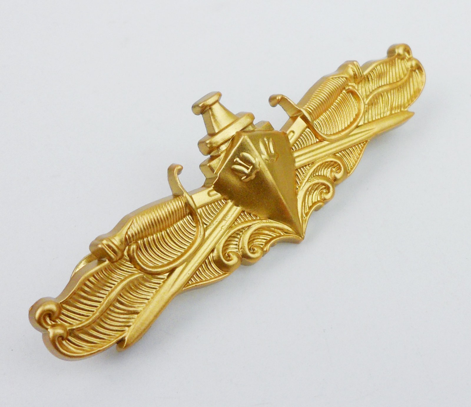 Golden US navy the surface warfare officer insignia badge pin | eBay