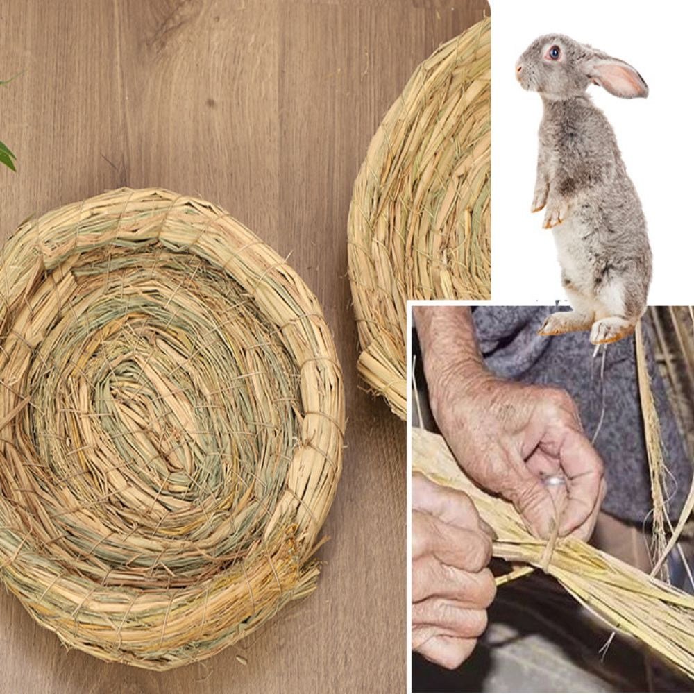 2PCS Straw Bird Nest Cage Bird House Durable Cage Accessories | eBay