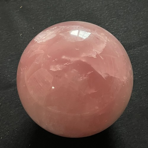 11.99LB Natural High quality big rose Quartz pink Sphere Crystal Ball ...