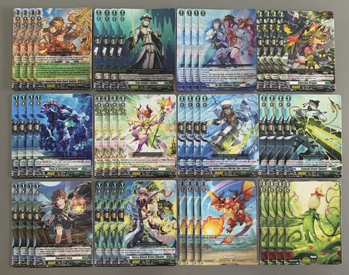 CARDFIGHT VANGUARD D-BT08 STOICHEIA PLAYSET ROROWA RADYLINA TEAR KNIGHT ...