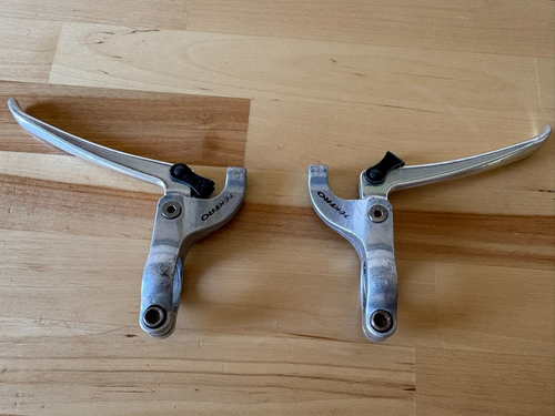 Tektro FL750 Brake Levers - Silver - Fits 22.2 Diameter Bars | eBay