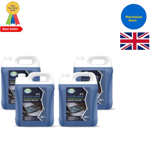 Concentrated Windscreen Washer Fluid - 20L for Clear Visibility in All ...