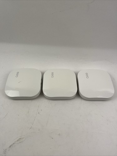 eero Pro WiFi System Set of 3 2nd Generation Advanced Tri-Band Mesh ...