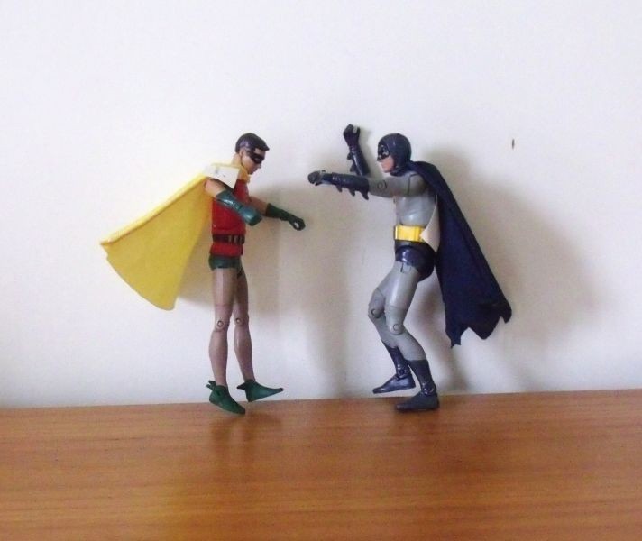 Mattel DC Comics Batman and Robin Action Figures 6" | eBay