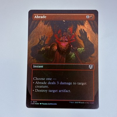 Abrade (Borderless) Innistrad Remastered Foil MTG NM | eBay