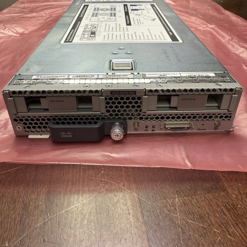 Cisco B200 M4 Blade Server UCSB-Dual Xeon E5-2660 v3 2.60GHz 128GB RAM ...
