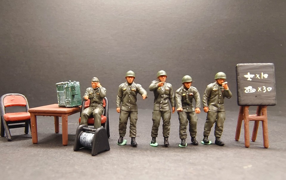 Homemade 1/72 WWII Late German Command Scenario Finished Model ...