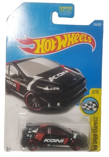 Hot Wheels HW Speed Graphics 8/10 (2015) Black Ford Focus RS Toy Car ...