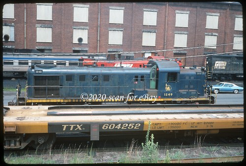 CNJ Jersey Central RS3's, Budd RDC at Elizabethport, NJ Original Slide ...