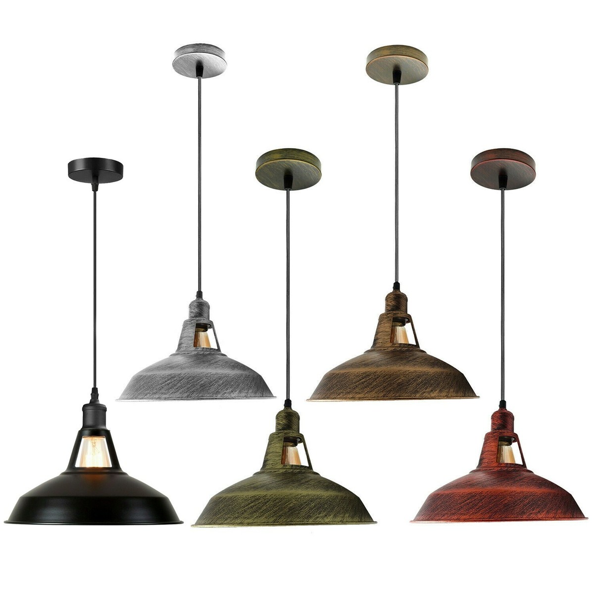 Rustic Tin Pendant Lights Bar 3 8 Pcs Rustic Metal Pendant Chandelier