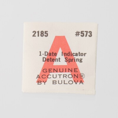 NOS Bulova Accutron 2185 Date Indicator Detent Springs Watch Part #573 ...