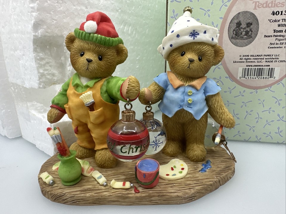 Cherished Teddies Tom and Ted - 3rd In Elf Series 2009 #4013429 NIB | eBay