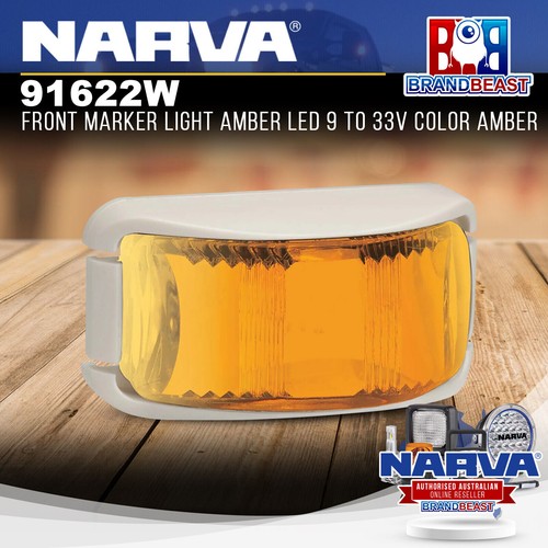 Narva 91622W Front Marker Light Amber LED 9 To 33V Color Amber | eBay
