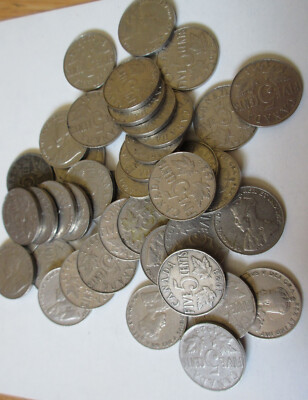 Roll of 1923 Canada Five Cents Coins. (40 Nickel Coins RJ) | eBay