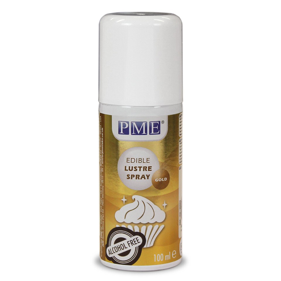 PME Lustre Spray Edible 100ml Glaze Cake Decorating Sugarcraft Icing ...
